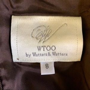 Wtoo | Dresses | Wtoo Watters Brown Strapless Bridesmaid Dress | Poshmark